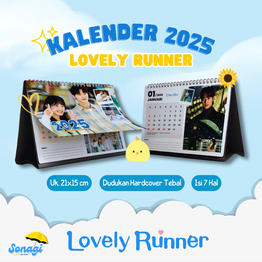 [2025] Sitting Calendar/Lovely Runner Table/yeon Woo Seok/Hyeyoon ...