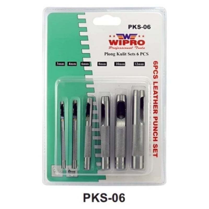 Leather Plong Set PKS-06 (3,4, 6,8,10 12mm) | Shopee Malaysia