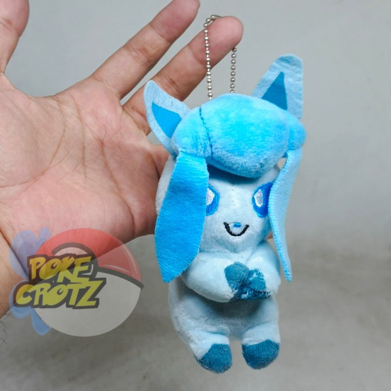Glaceon keychain doll made in chn pokemon plush 11cm | Shopee Malaysia