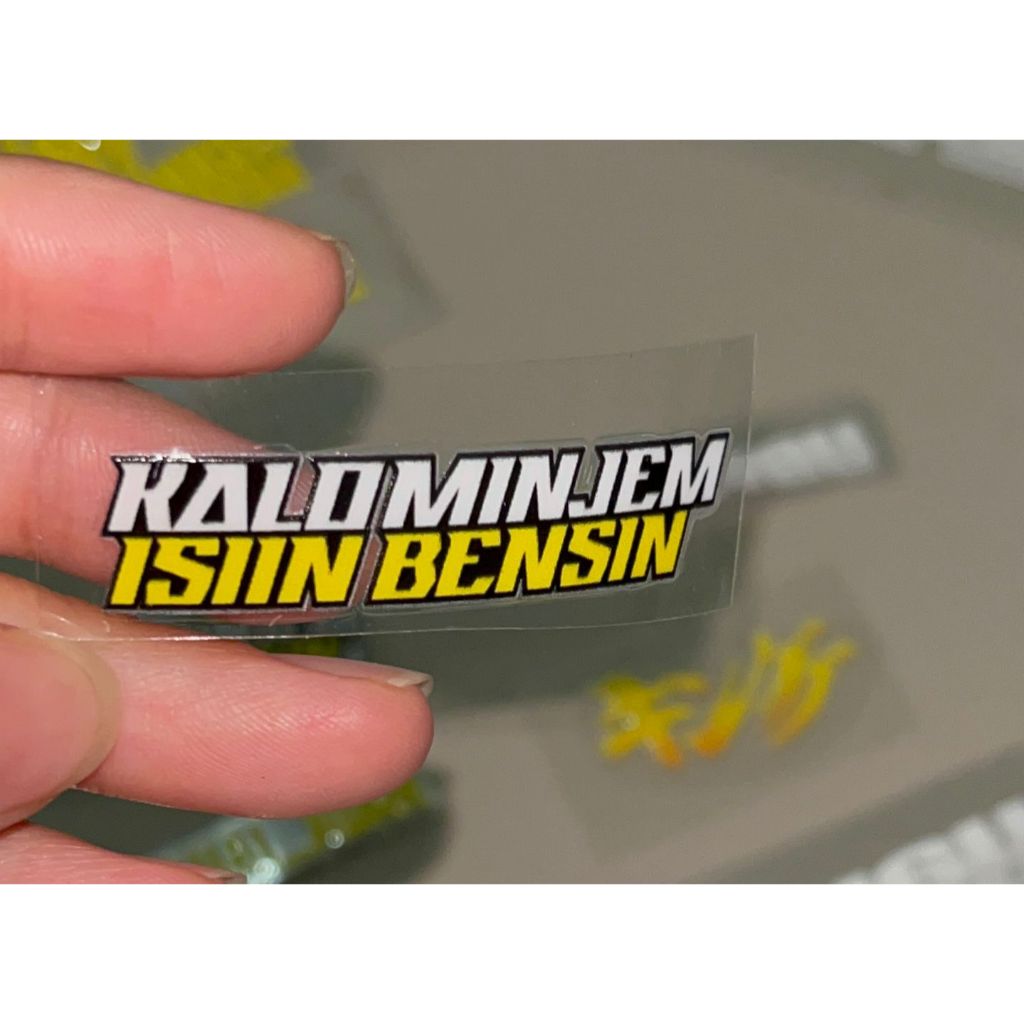 Dtf UV A4 Embossed Sticker - PREMIUM | Shopee Malaysia