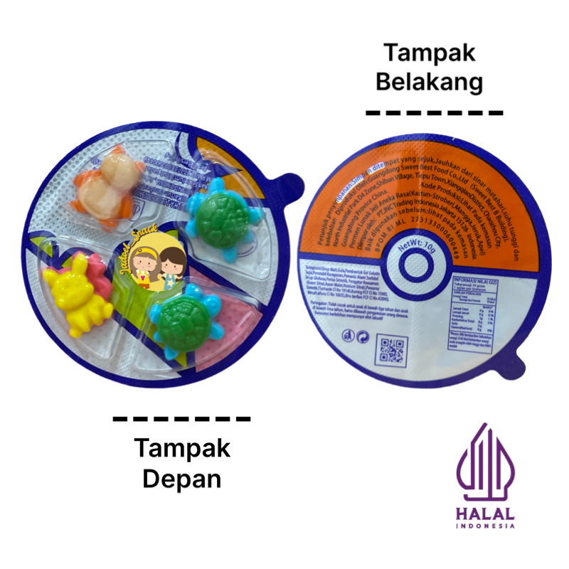 Pokemon Ball Gummy Candy 10 Gr Fruit Flavor by Jadoel_Snack | Shopee ...