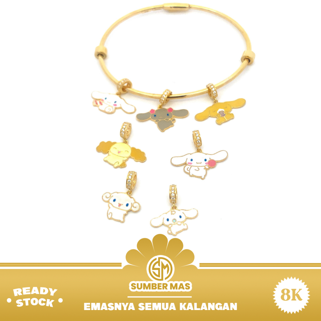 Charm CINNAMOROLL SANRIO 8K FASHION VARIATIONS - SUMBER MAS | Shopee ...