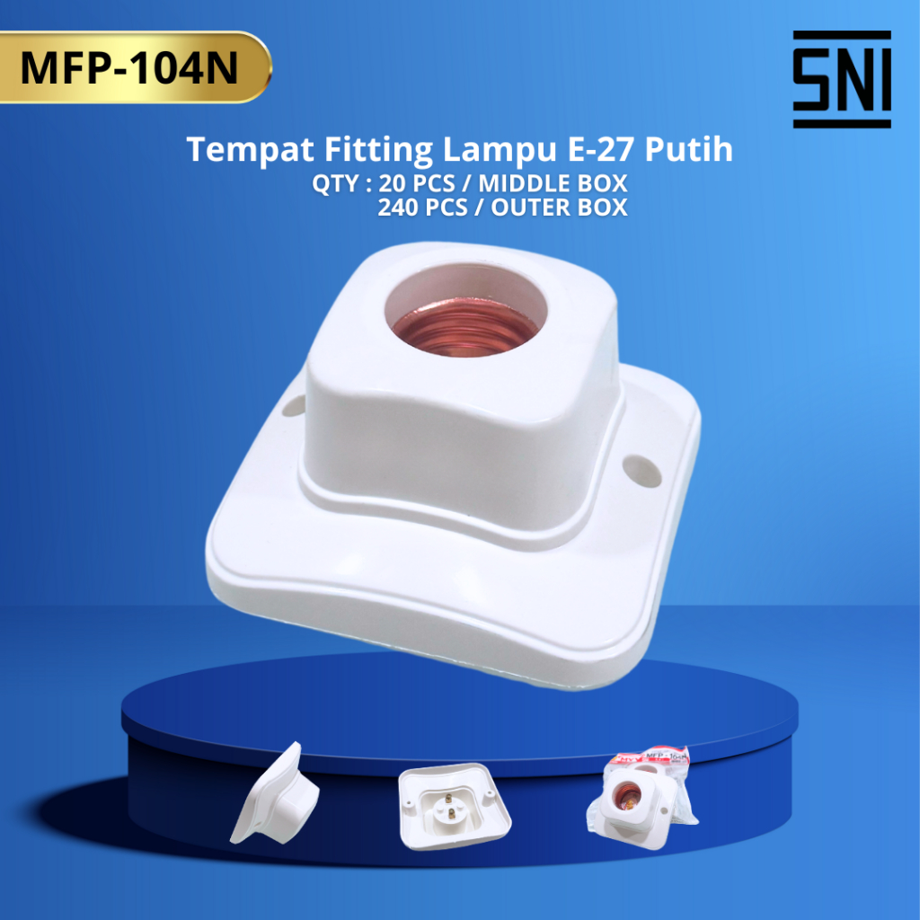 Square Shaped E27 Ceiling Light Fittings MFP-104N | Shopee Malaysia