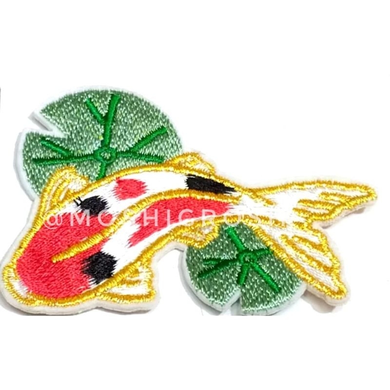 Fish EMBROIDERED PATCHES / FISH EMBROIDERED EMBLEMS | Shopee Malaysia