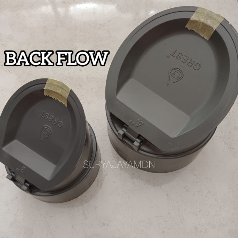 BACKFLOW BACK FLOW VALVE GREST 3 INCH AND 4 INCH FITTING VALVE PIPE CAP ...