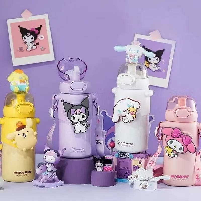 TERMOS Babyland Sanrio Thermos Strap Drinking Bottle 460ml Stainless ...