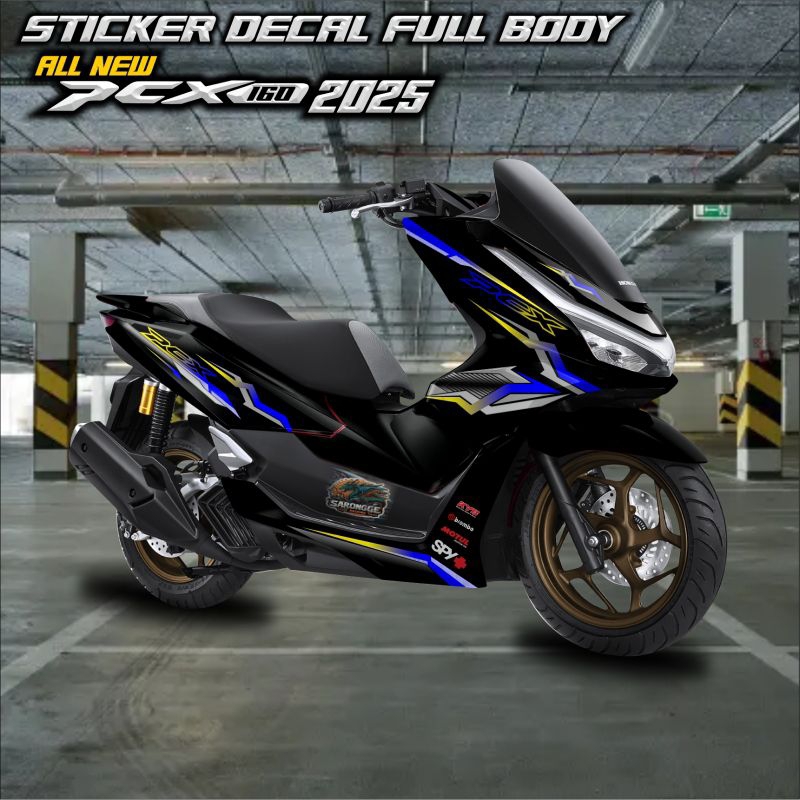 Latest honda pcx 160/2025 roadsynch motorbike variation decal sticker ...