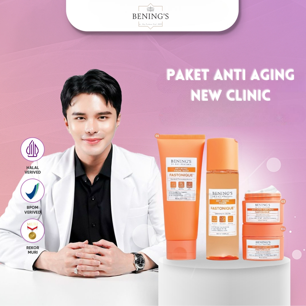 Bening's Clear Clinik Anti Aging Skincare Package - Reduces signs of ...