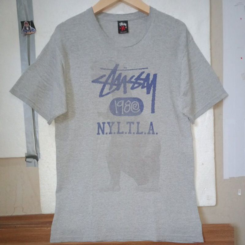 Stussy vintage built up t-shirt size M fit L second original | Shopee ...