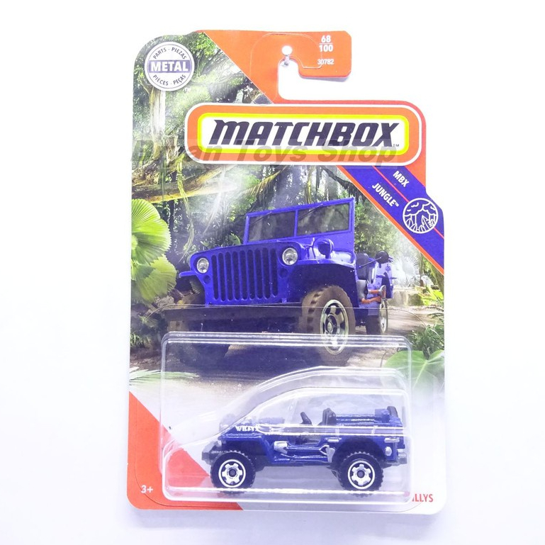 Matchbox MBX Jungle Jeep Willys Blue | Shopee Malaysia