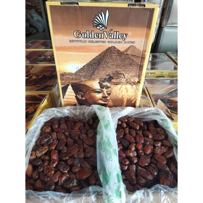 Golden VALLEY Dates | Egyptian DATES REPACK 1 KG / 500 GR | Shopee Malaysia