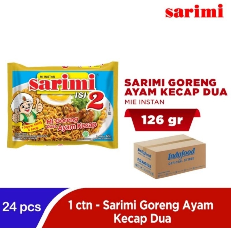 1 box contains 24 packs - Sarimi contains 2 fried noodles with chicken ...