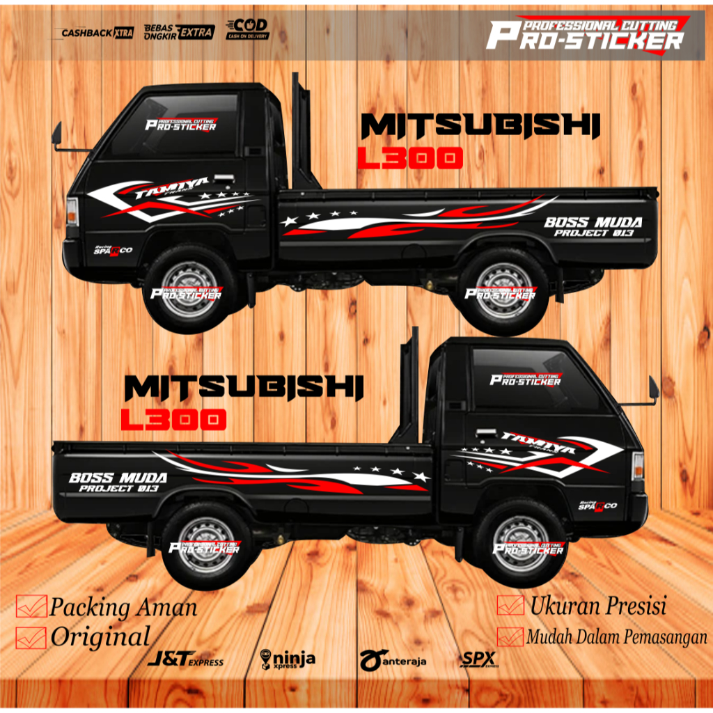 Mitsubishi L300 pick up car Sticker YOUNG BOSS Sticker can request ...