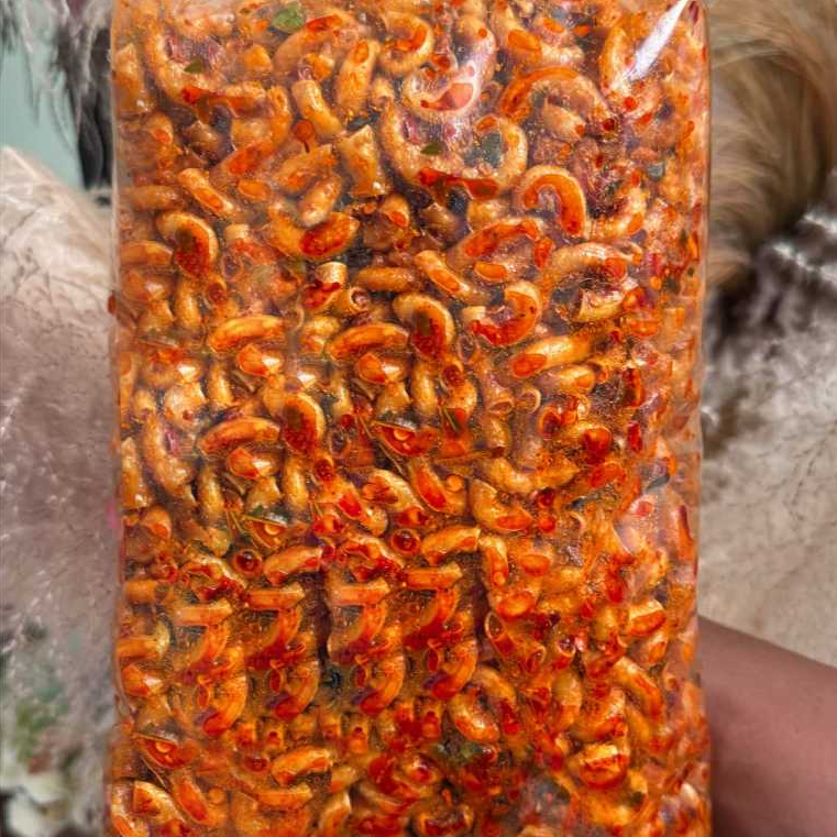 Spicy Cikruh Seasoned Macaroni 1kg Abundant Seasoned Macaroni Kerepek ...