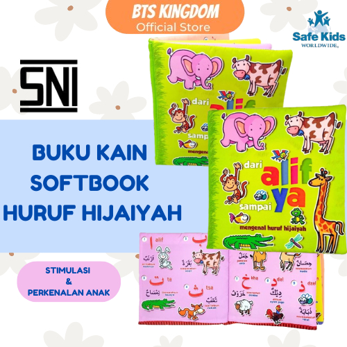 Pillow Book From Alif to Ya Get to Know Hijaiyah Letters Softbook Cloth ...