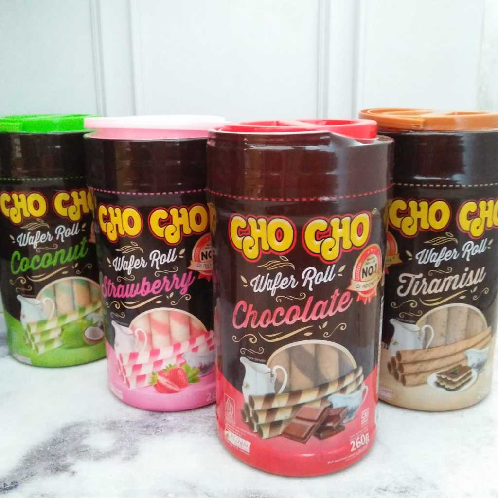 Cho CHO Wafer Roll JAR 260 GRAM - Astor Radja/CHO Astor/Ccho Wafer Roll ...