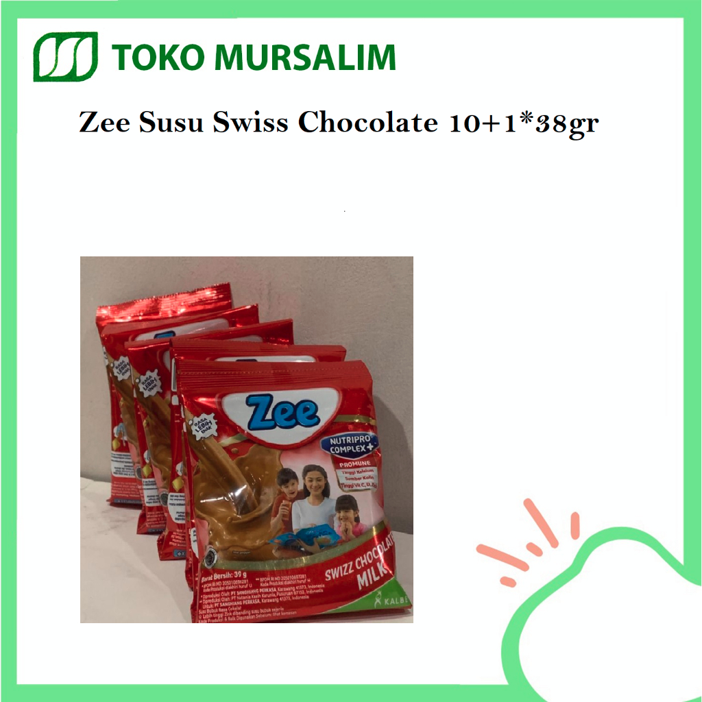 Zee Swiss Chocolate Milk - Children's Growth Powdered Milk Sachet ...