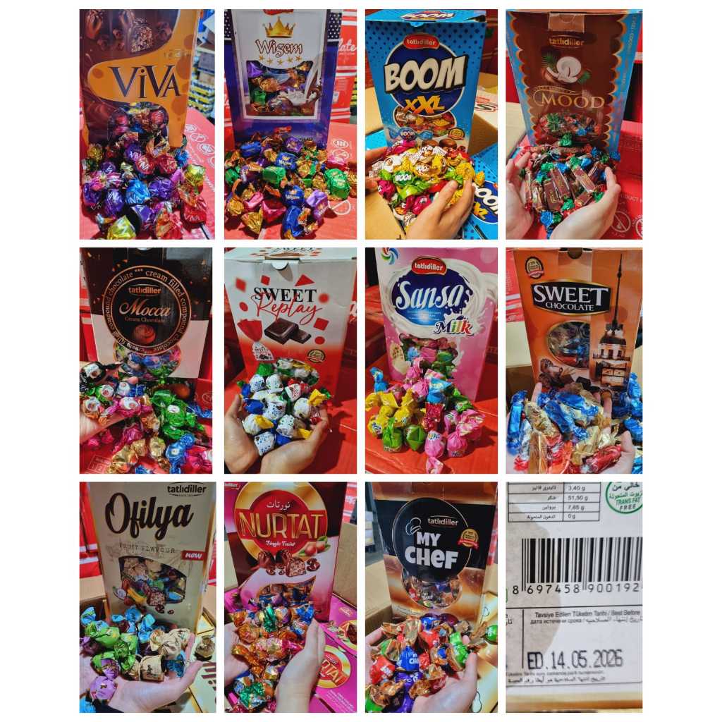Chocolate Turkey Mix Premium Arabic Chocolate 1kg Delicious Flavor Mix ...