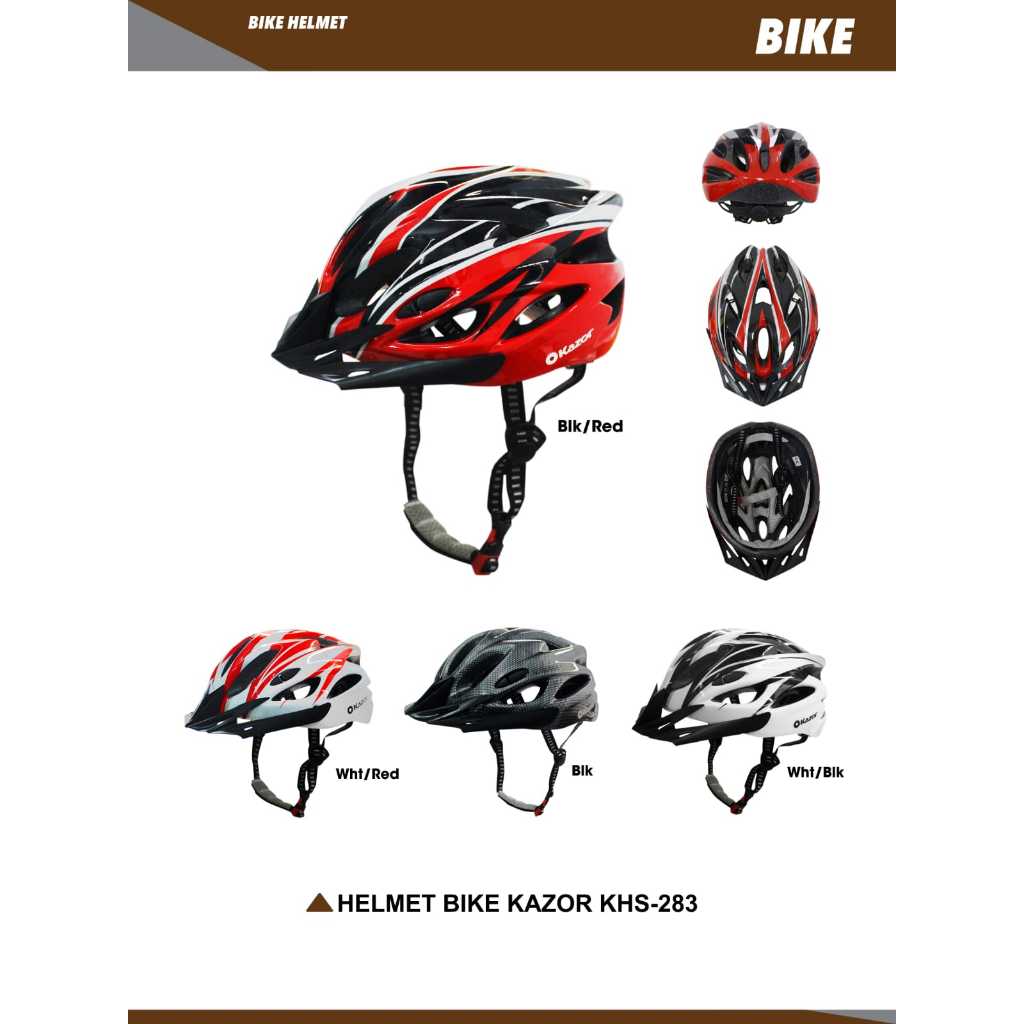 Khs-283 KAZOR Bike Helmet | Shopee Malaysia