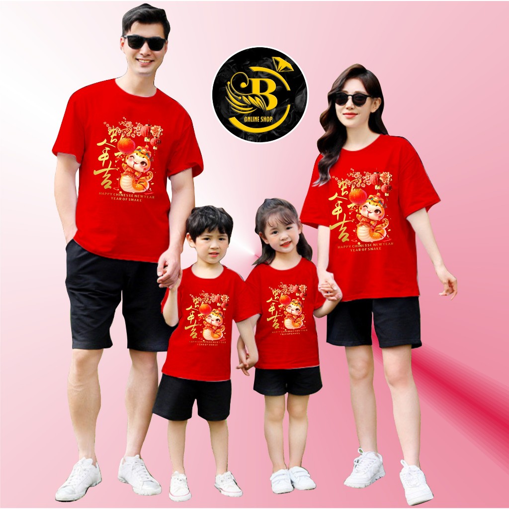 Imlek SNAKE 2025 FAMILY t-shirt men/women size M L XL XXL adult oblong ...