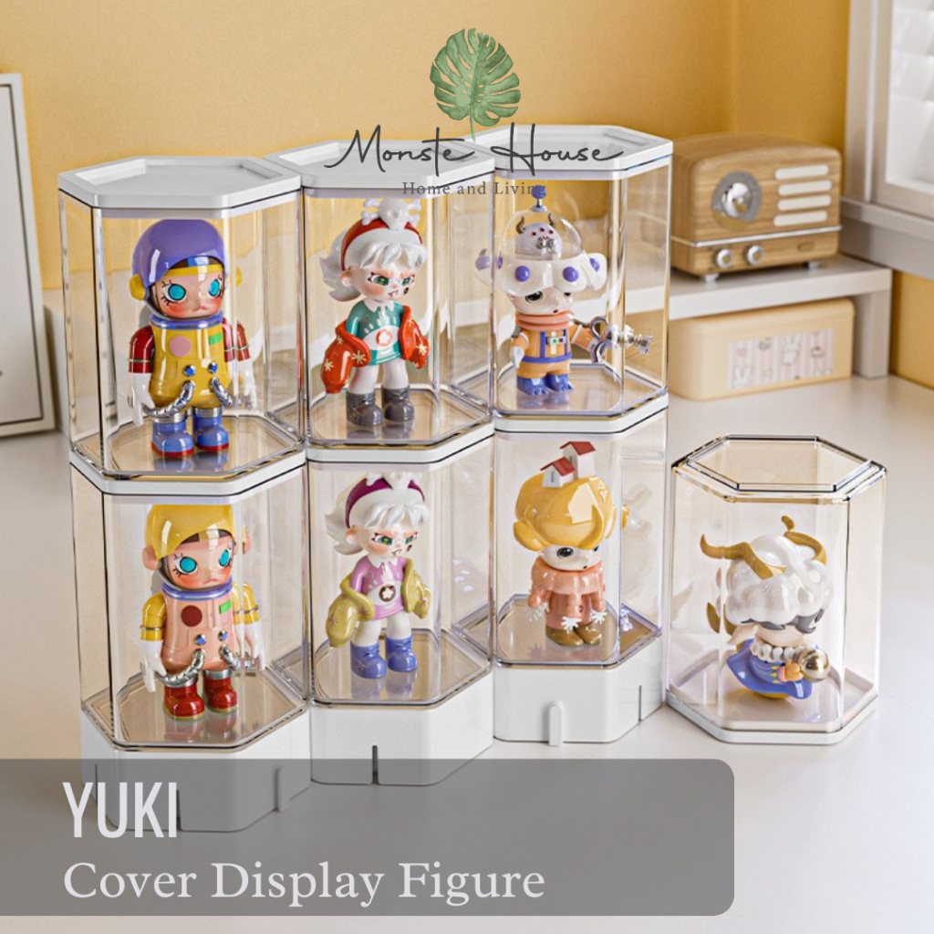 |Monste| Yuki Display Popmart Transparent Toy Box Aesthetic Organizer ...