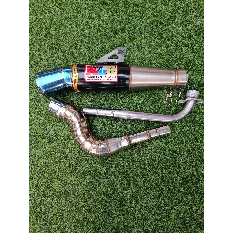 Nlk Pipe canister conical open specs exhaust Pipe for Wave 125 Xrm 110/ ...