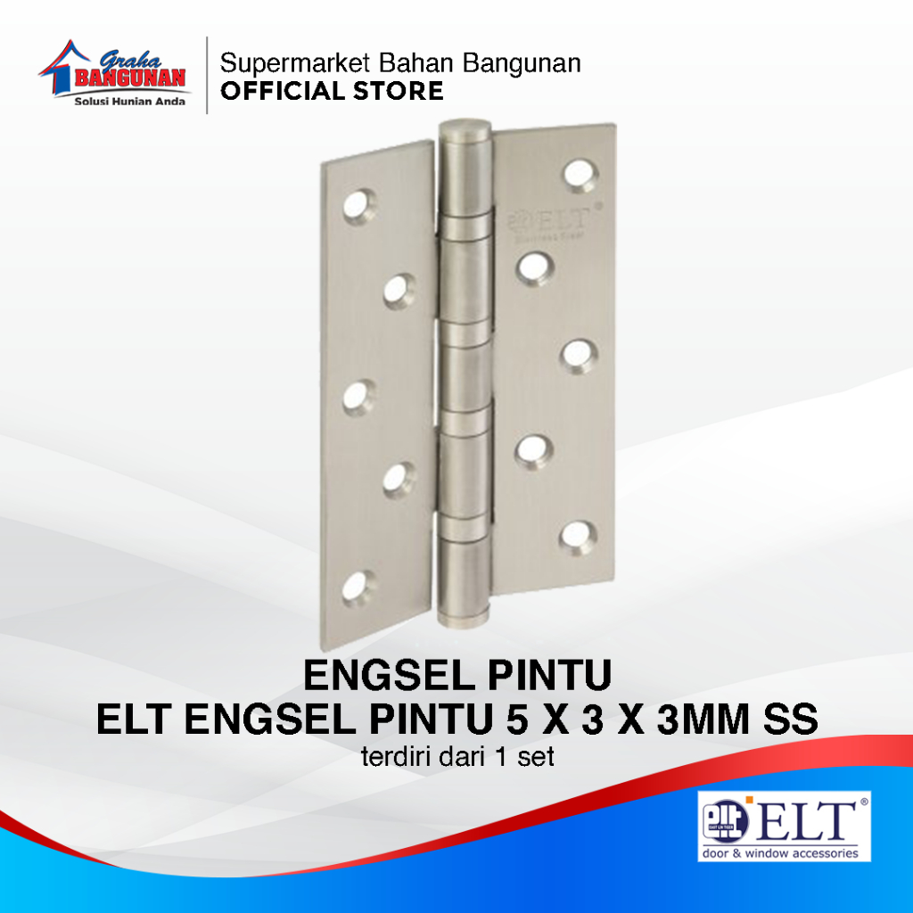 Door HINGE ELT 5x3x3 mm SS | Shopee Malaysia