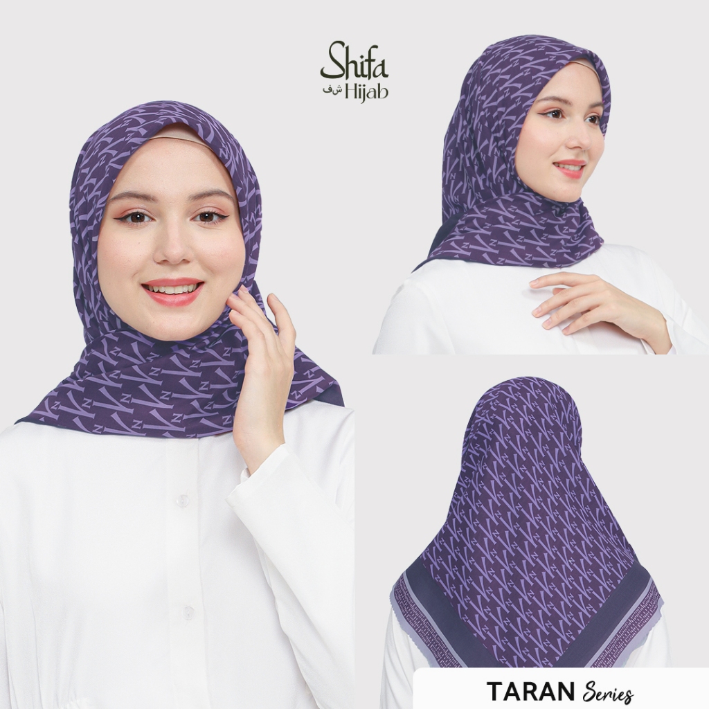 Shifa HIJAB - TARAN | Laser CUT Rectangular Veil Hijab | Shopee Malaysia