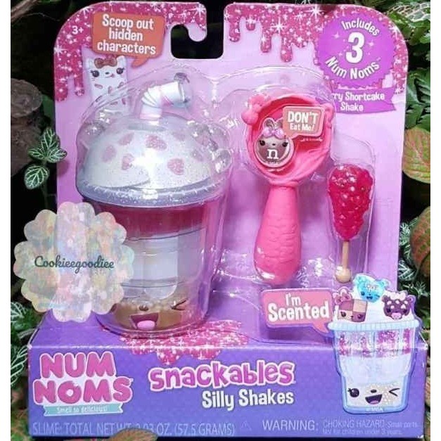 Num Noms Snackables Silly Shakes Berry Shortcake Shake Slime Toy ...