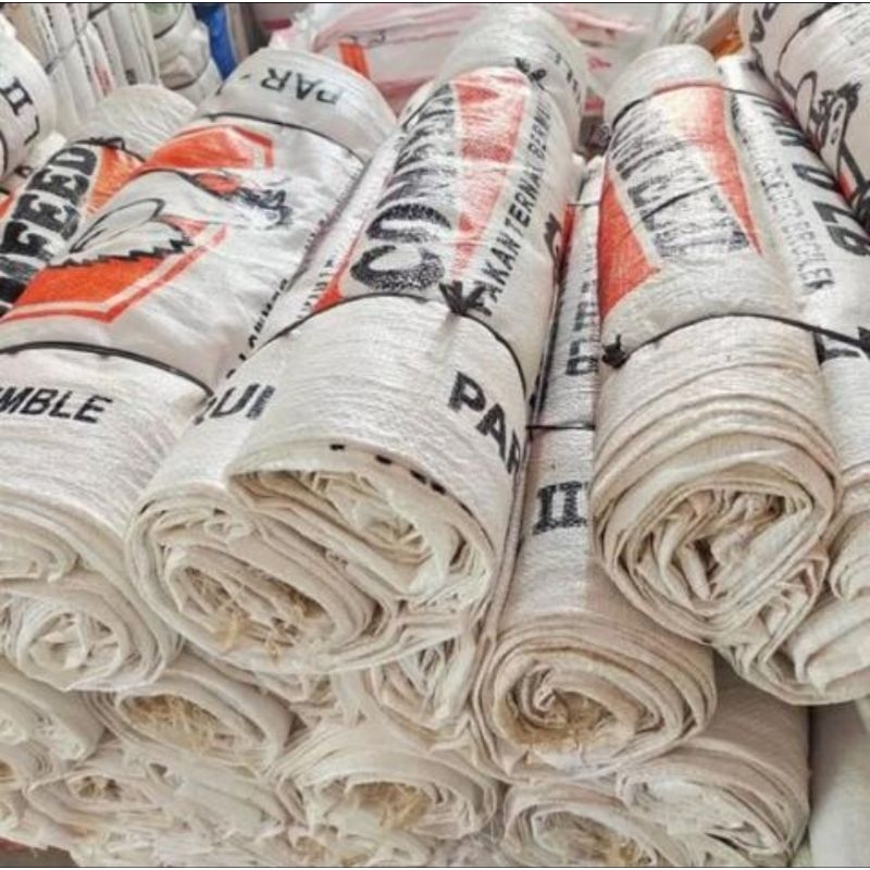 50kg feed sack 1 time clean use (10 sheets) | Shopee Malaysia