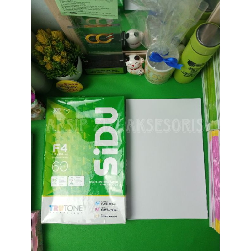 Hvs F4 Paper 60gsm 60gr SIDU Retail Photocopy Print Sheet | Shopee Malaysia