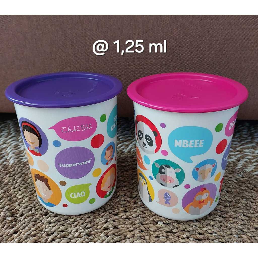 Tupperware 1.2 Liter Bubble Canister Jar | Shopee Malaysia