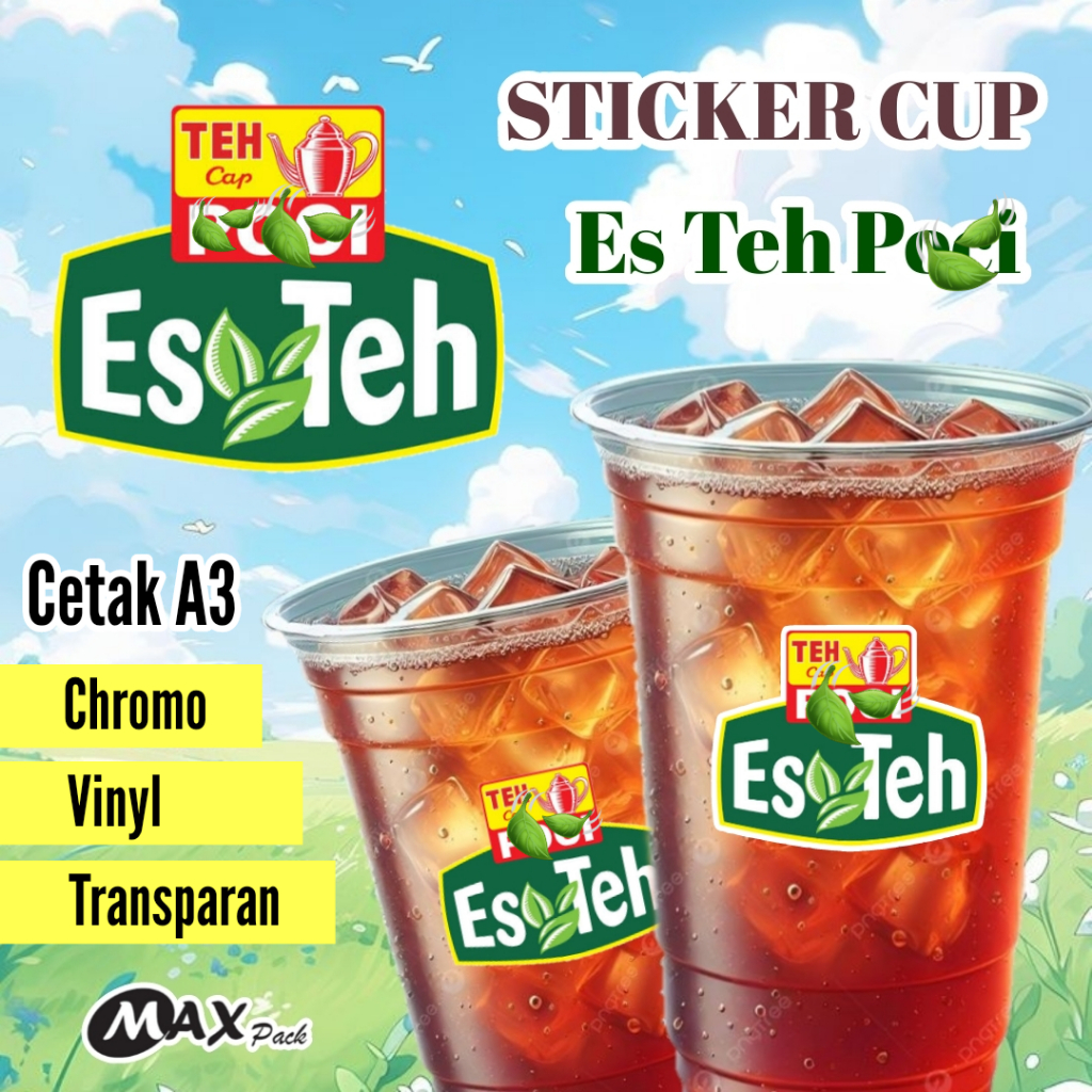 Pc Iced Tea Sticker | Pc Iced Tea Sticker | Print Iced Tea Stickers ...