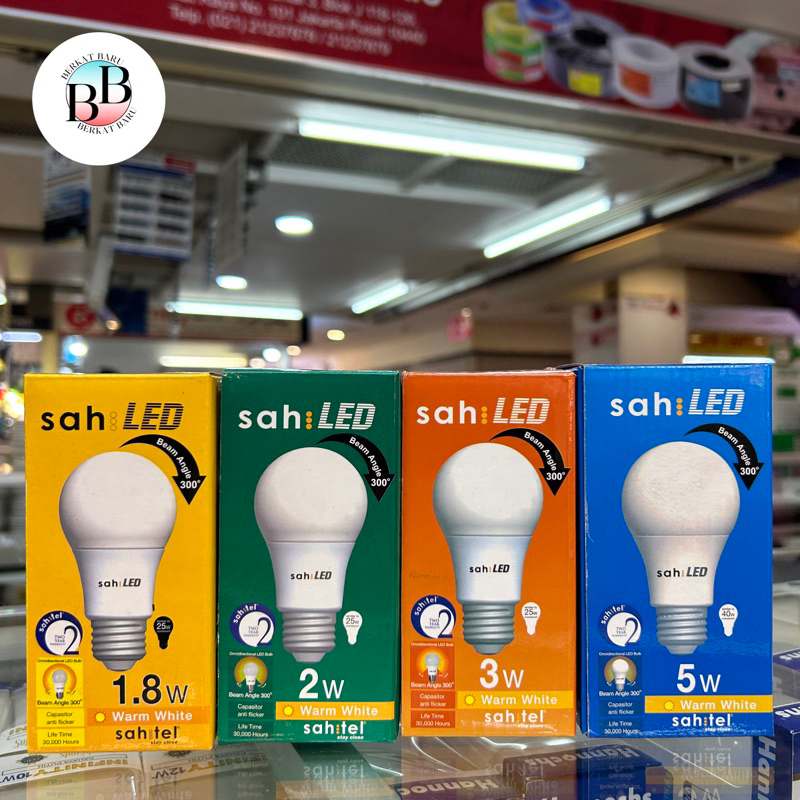 CAHAYA Sahiled LED Bulb 1.8 / 2 / 3 / 5 Watt (Yellow Light) | Shopee ...