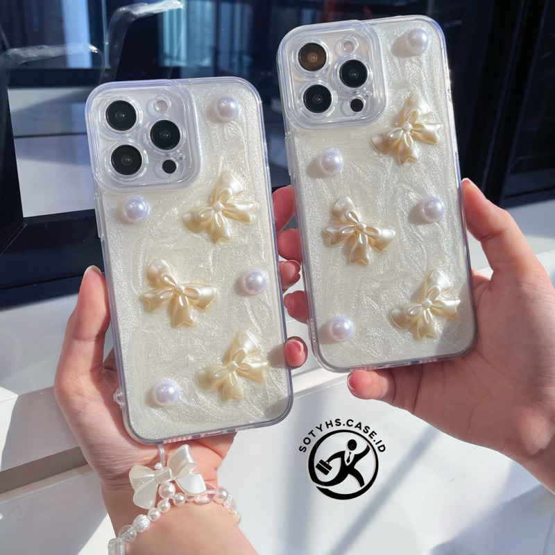 White Ribbon Coquette Case For IPHONE 7 7+ 8 8+ SE 2 X XS MAX XR 11 12 ...