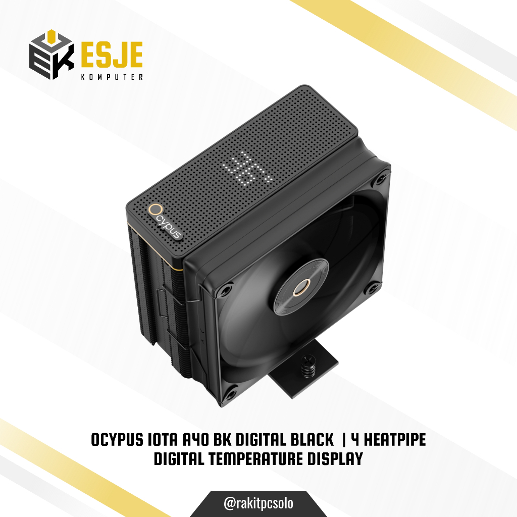 Hsf CPU Cooler Tower Ocypus Iota A40 Digital 4 Heatpipe Temperature Display | Shopee Malaysia