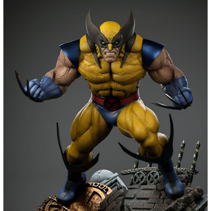 Miniature Figure WOLVERINE 1/64 HO diorama for diecast OPPO MiniGT ...