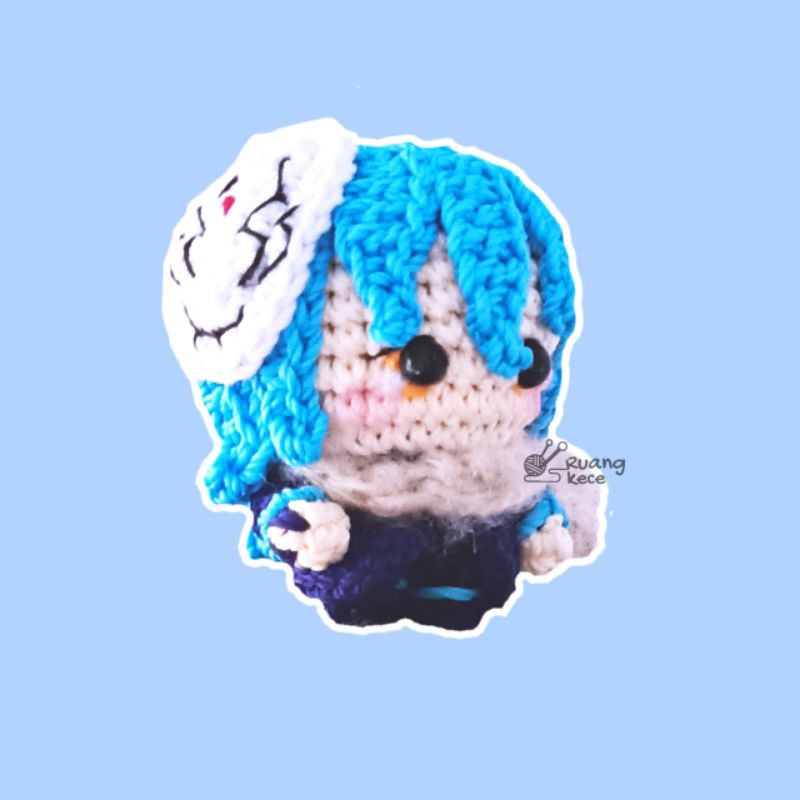 GANTUNGAN Rimuru Tempest Knitted Doll Keychain - Rimuru Tempest ...