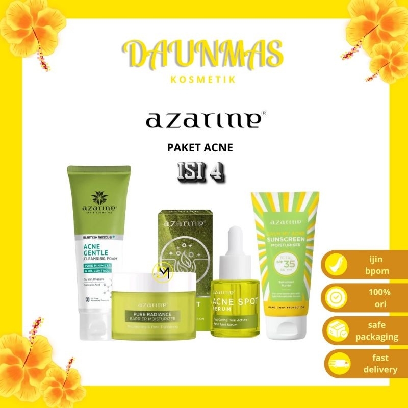 Azarine ACNE SERIES 4IN1 PACKAGE / Facial Care | Shopee Malaysia
