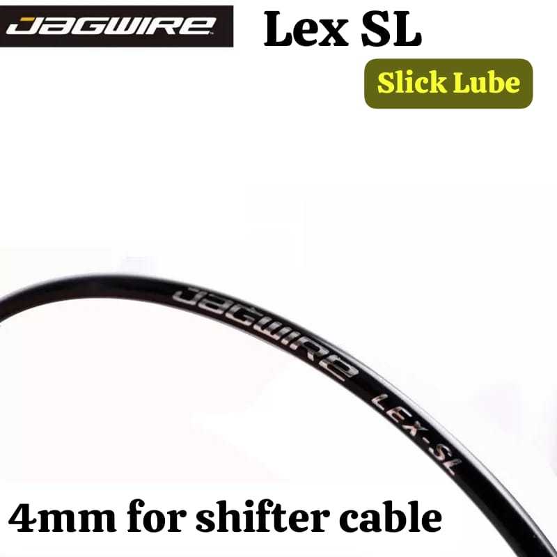 Jagwire LEX SL Outer Shifter Cable Outer Cable Slick Lube 4mm Folding Bike Roadbike MTB Per ...