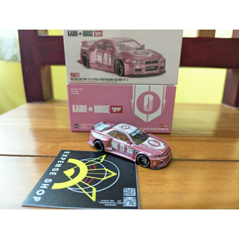Mini gt kaido house 128 Nissan skyline gtr r34 kaido racing factory v1 ...