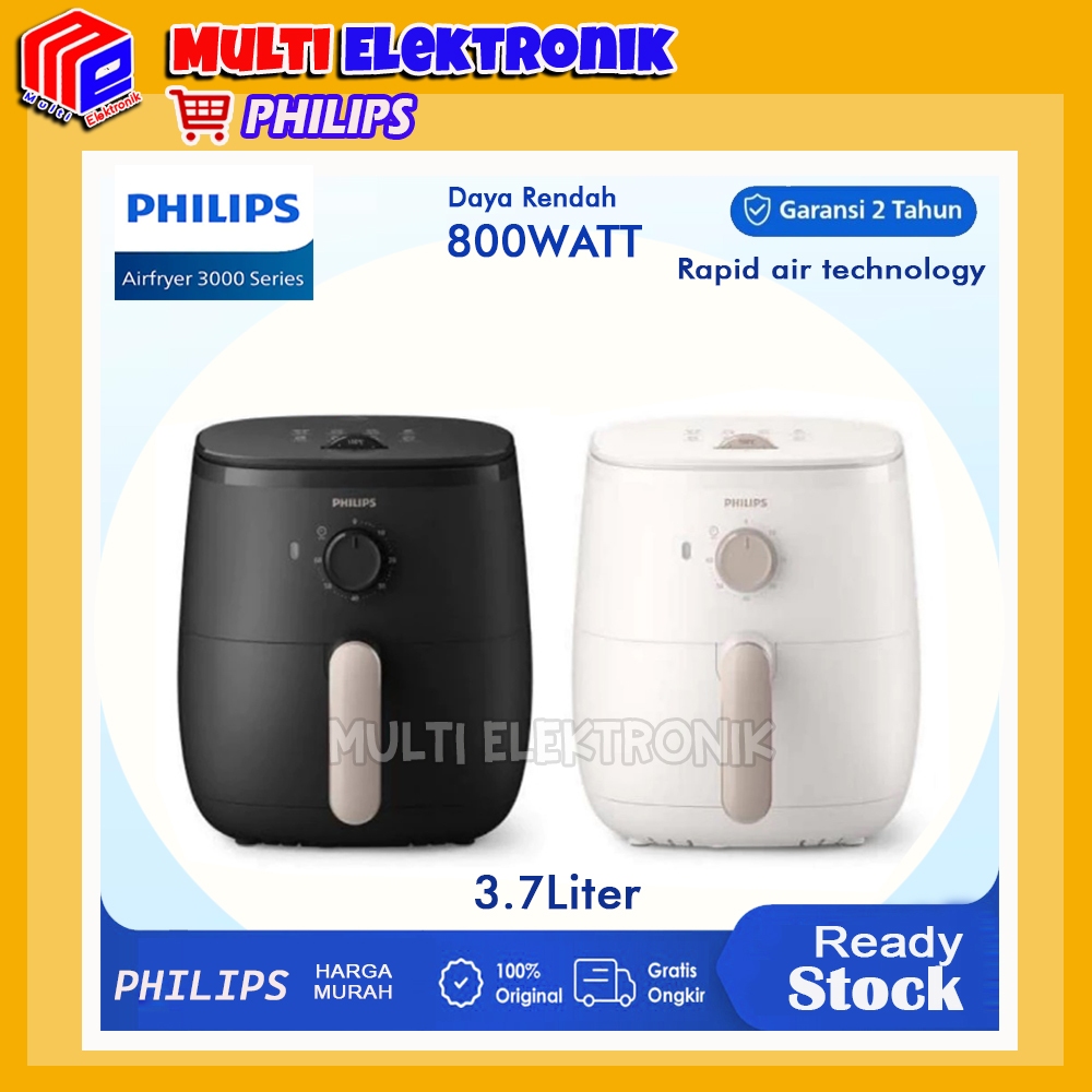 Air fryer Philips HD9100 Rapid Air Technology 3000 Series Low Power 800 ...