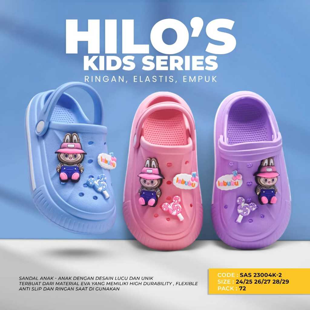 Baim LABUBU Sandals For Kids Frog Sandals For Children Classic Bae Clog ...