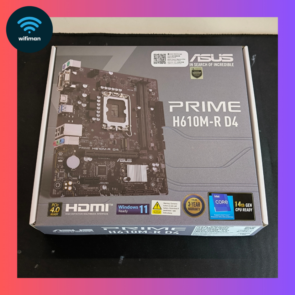 Asus Prime H610M-R D4 LGA 1700 - LGA1700 PC Motherboard | Shopee Malaysia