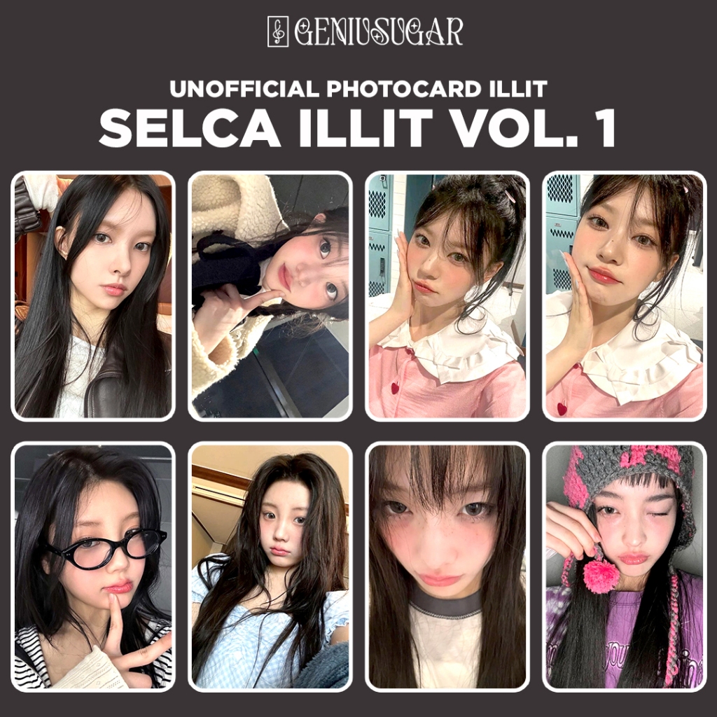 [ILLIT] Selca VOL.1 UNOFFICIAL PHOTOCARD | Shopee Malaysia