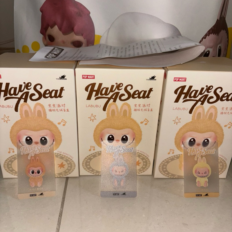 Ready POPMART GANCIT Lababu have a seat baba hehe side zizi chest ququ ...