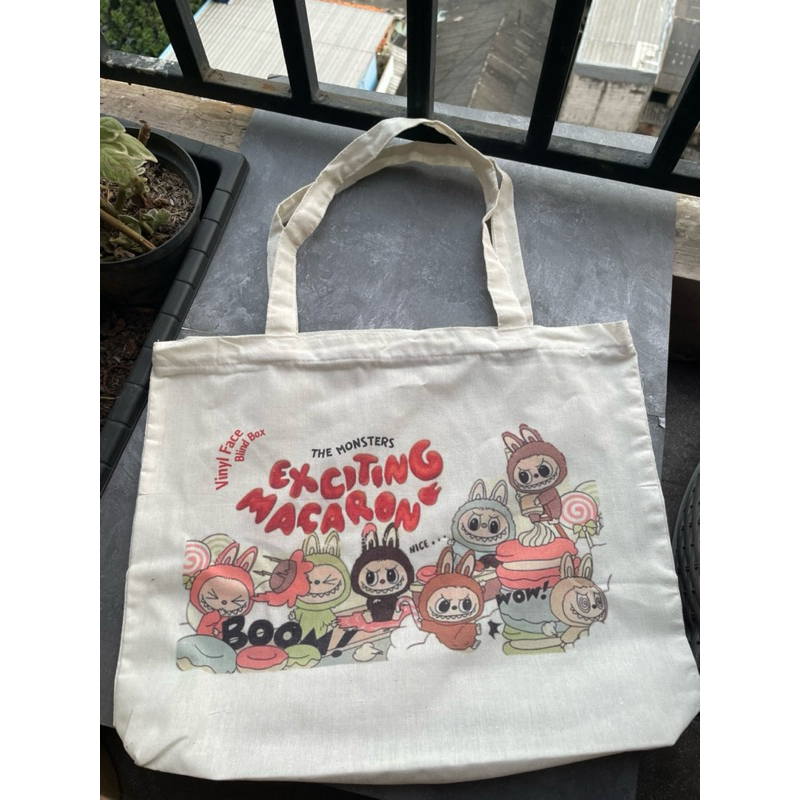Labubu zipper tote bag | Shopee Malaysia