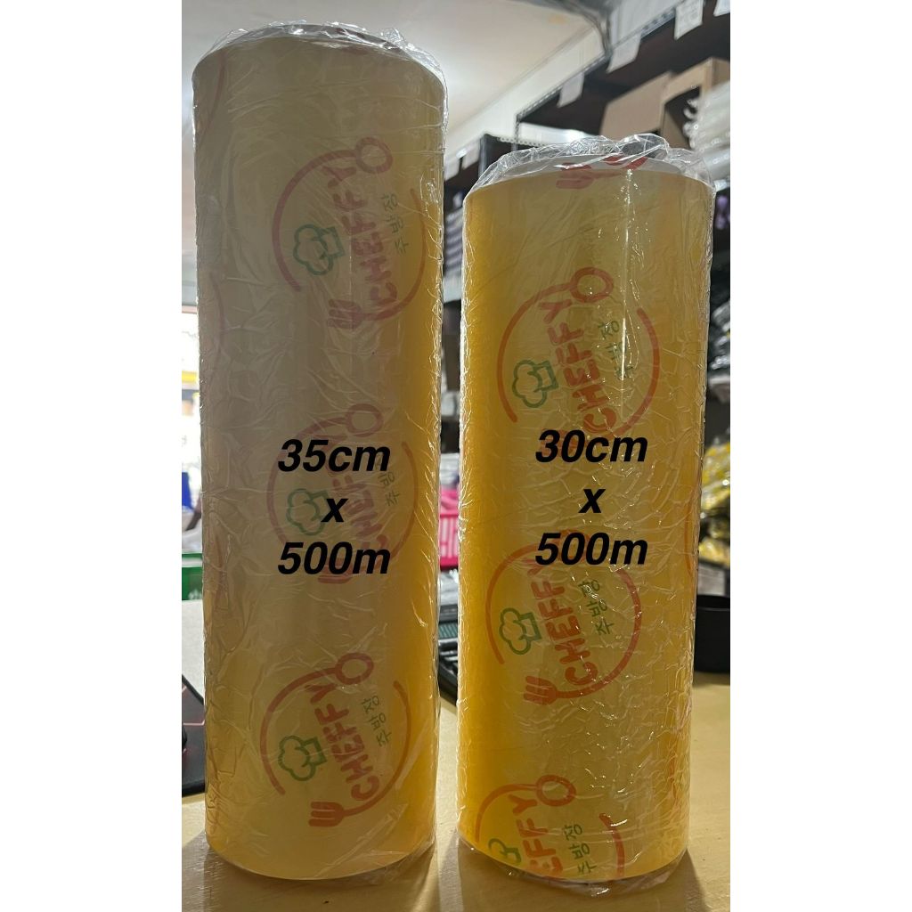 Plastic Cling Wrap Food GRADE / Food Wrapping CHEFFY 500meter (Per ROLL ...