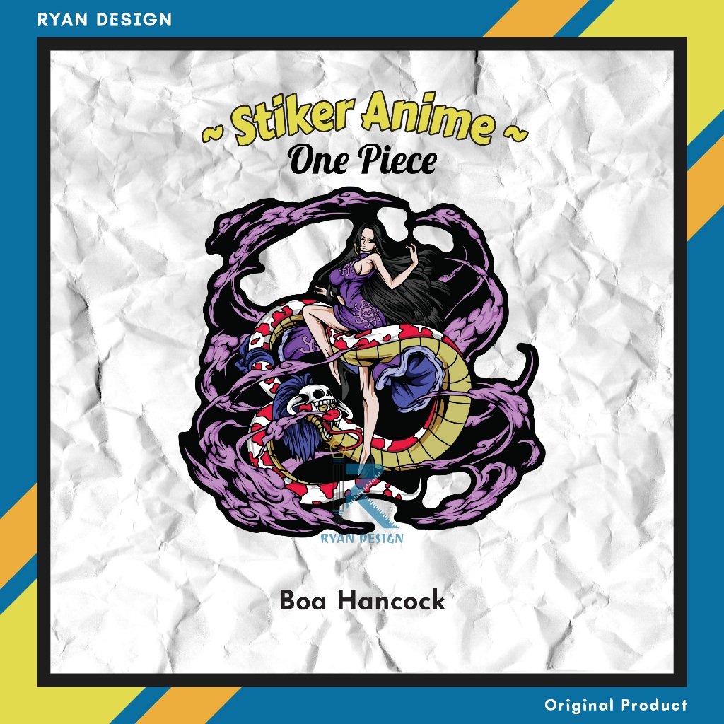 Aesthetic Stickers Anime Stickers One Piece Boa Hancock Waterproof ...