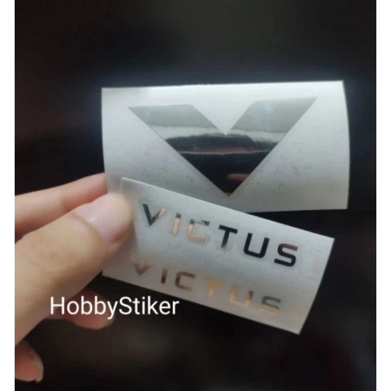 HP Premium chrome victus cellphone logo sticker for pc laptop | Shopee ...